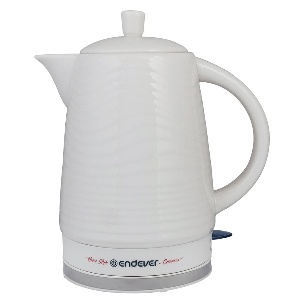 Электрический чайник Endever керамический KR-460C, белый 90232 ...