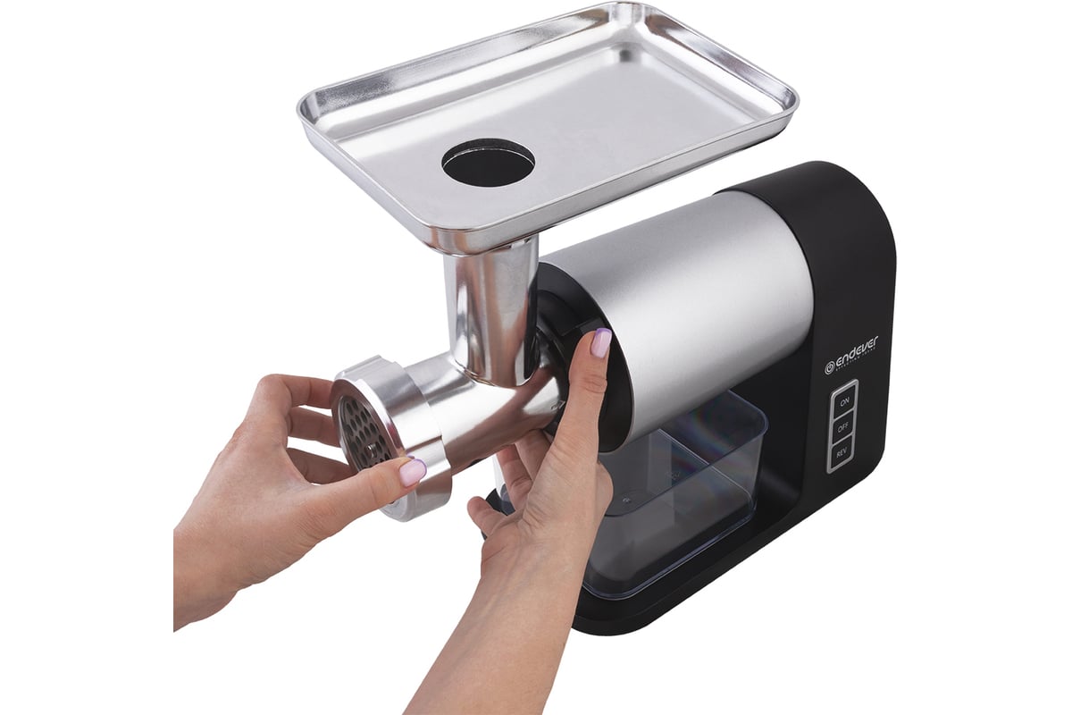 Электрическая мясорубка Endever Sigma-107, черный/стальной 90255 ...