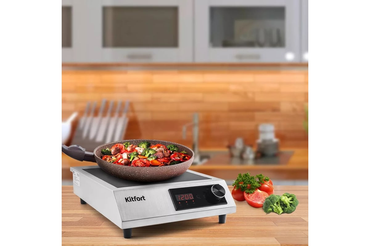 Индукционная плита KITFORT КТ-142 - выгодная цена, отзывы ...