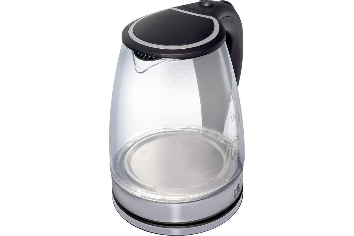 Стеклянный электрический чайник IRIT черный IR-1235 - выгодная цена, отзывы, характеристики ...