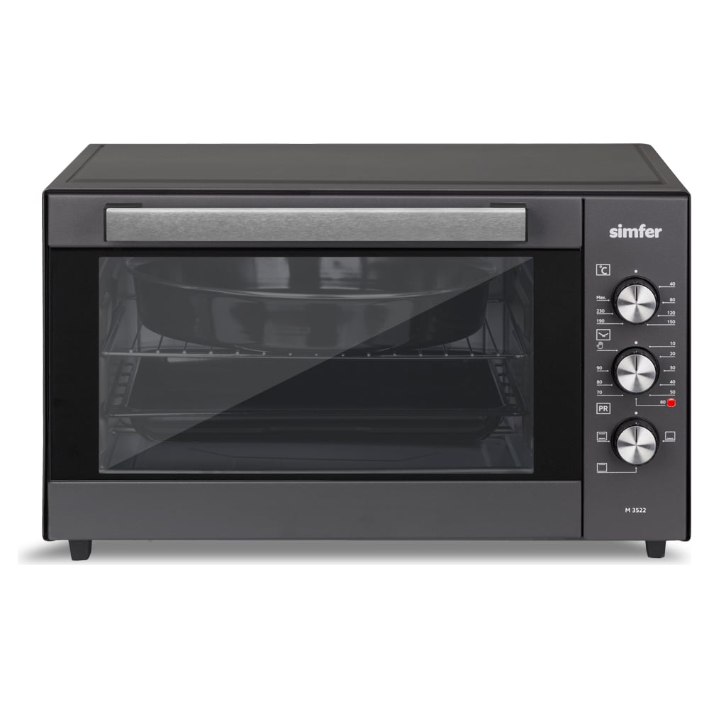 Мини-печь SImfer Classic 35 л, 3 режима работы, 2 противня M3522 - выгодная цена, отзывы ...