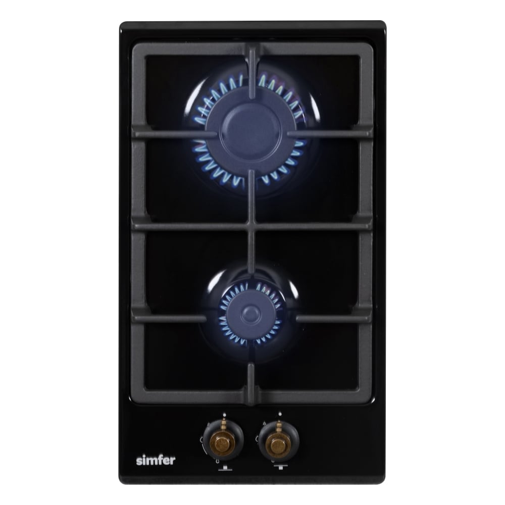 Газовая варочная панель SImfer с газ-контролем, черная H30V20L516 - выгодная цена, отзывы ...
