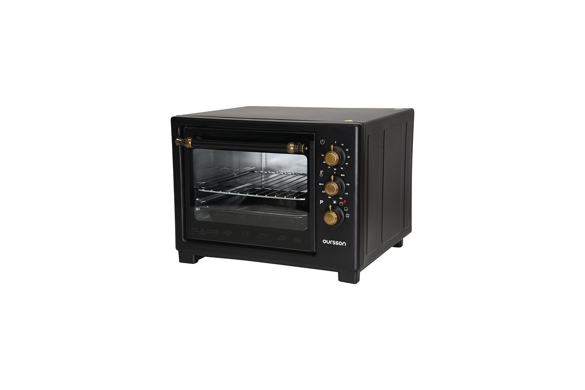 Мини-духовка OURSSON MO2004/BL Черный - выгодная цена, отзывы, характеристики, фото - купить в ...
