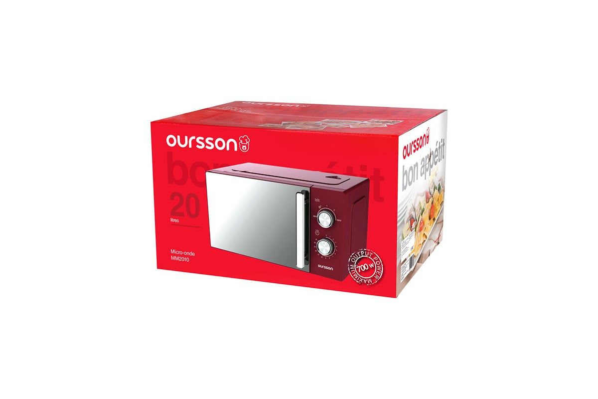 Микроволновая печь OURSSON MM2010/DC Темная вишня - выгодная цена, отзывы, характеристики, фото ...