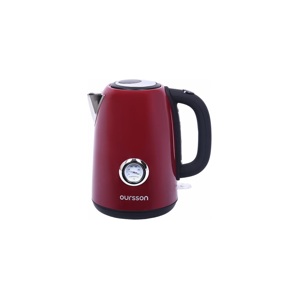 Электрический чайник OURSSON EK1752M/DC Темная вишня - выгодная цена, отзывы, характеристики ...