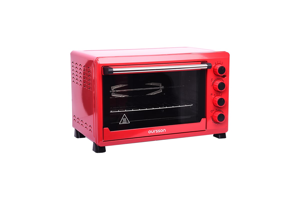Мини-духовка OURSSON Красный MO3815/RD - выгодная цена, отзывы, характеристики, фото - купить в ...