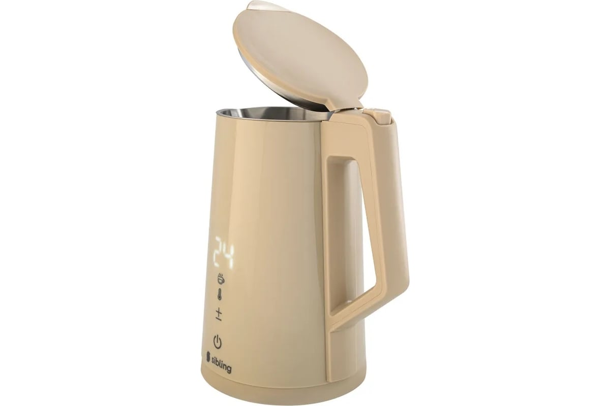Умный электрический чайник SIBLING Powerspace-SK2 бежевый 00-00017543 ...