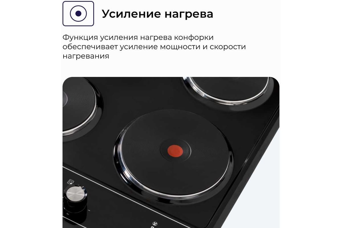 Электрическая варочная панель Delvento ferro 60 см V60E04B001 ...