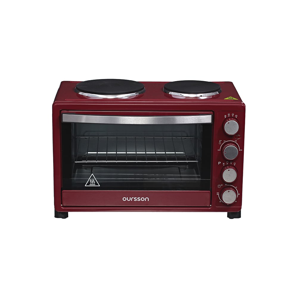 Мини-духовка OURSSON темная вишня MO3010/DC - выгодная цена, отзывы, характеристики, фото ...