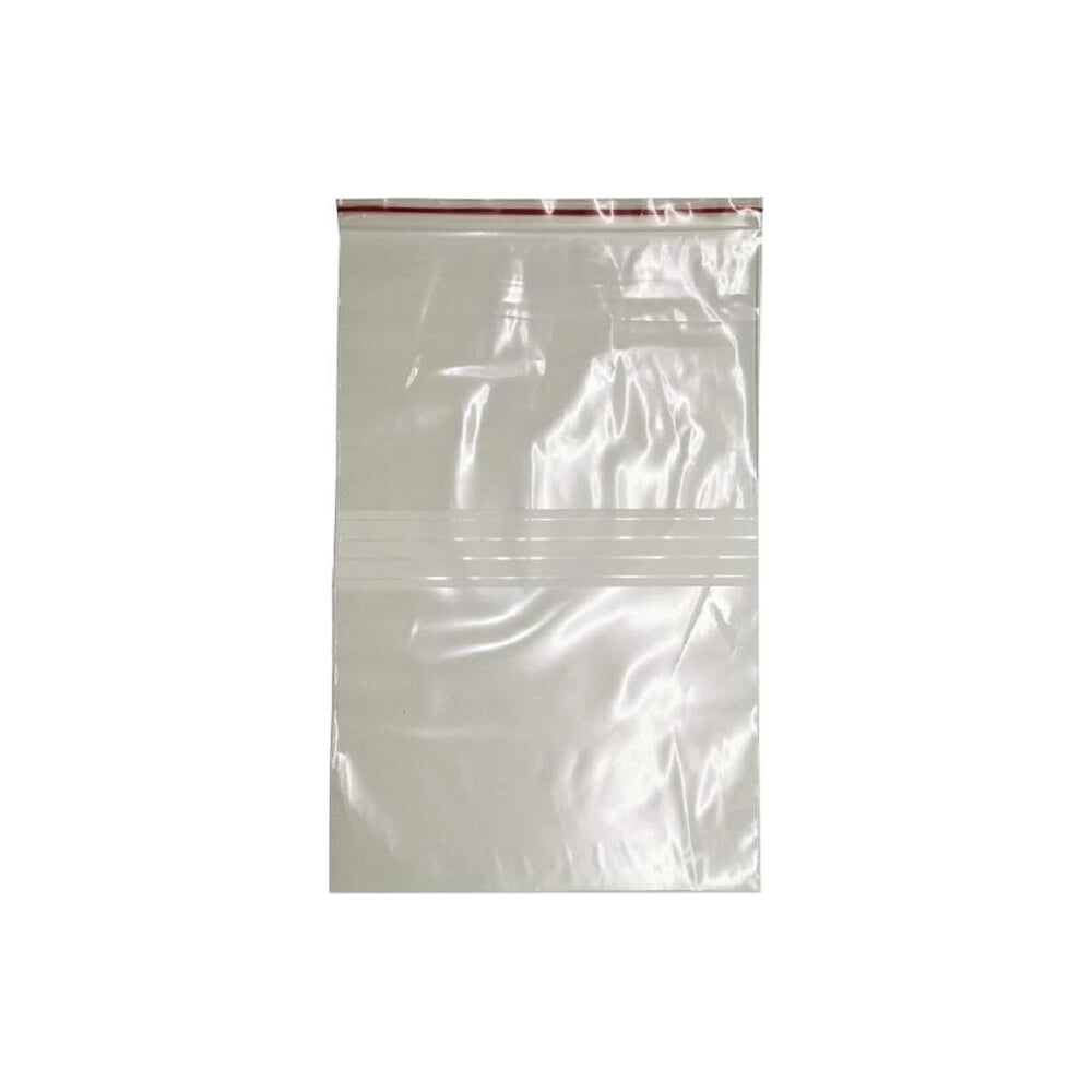 Пакет ООО Комус с замком zip lock, 20x30 см, 60 мкм, с полосой для ...