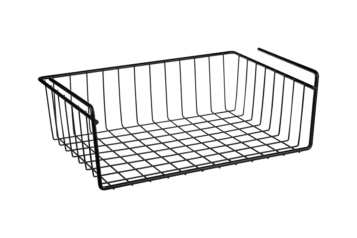 Подвесная корзина на полку MasterProf 400x260x110 мм, черная HS.130301 ...