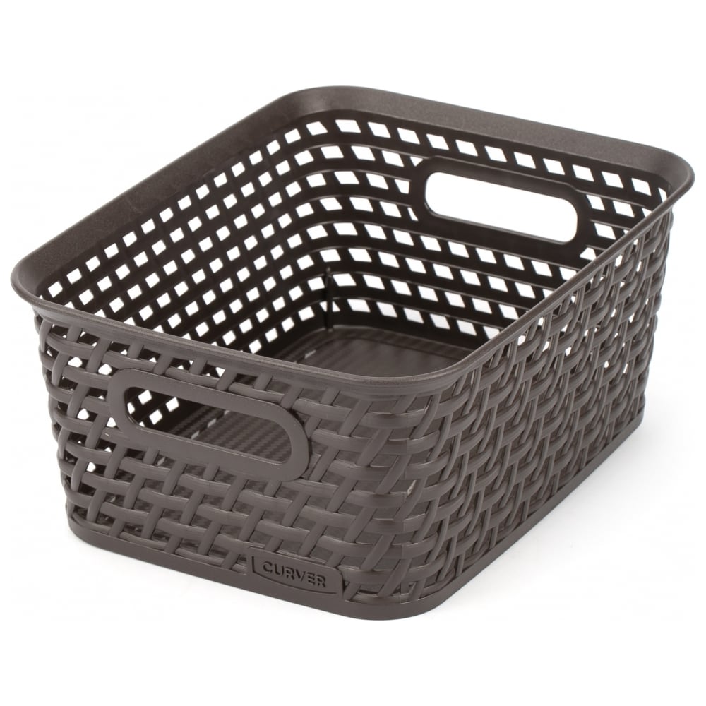Корзина CURVER YOUR STYLE S темно-коричневая 04758-210-00 - выгодная ...