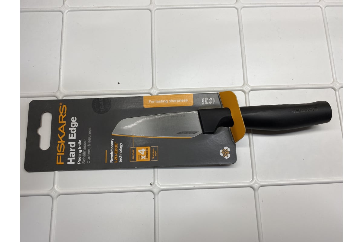 Нож для овощей Fiskars Hard Edge 1051777 - выгодная цена, отзывы, характеристики, фото - купить ...