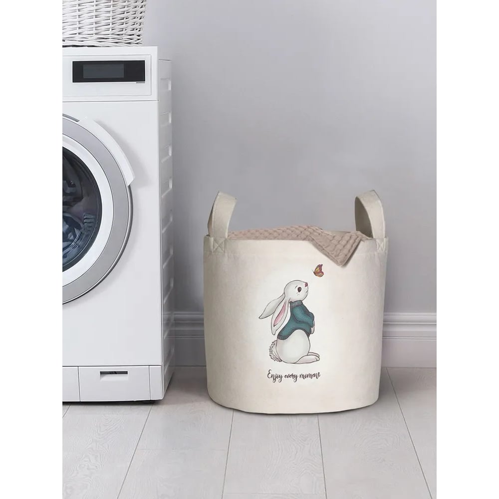 Корзина для белья JOYARTY "Лови момент" 34 л, gaba_424999_s - выгодная цена, отзывы ...