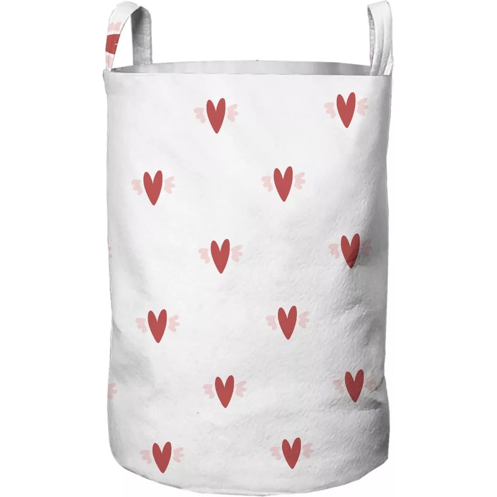 Корзина для белья в ванную JOYARTY "Крылатая любовь" 45 л, серия День св.Валентина gaba_429271_m ...