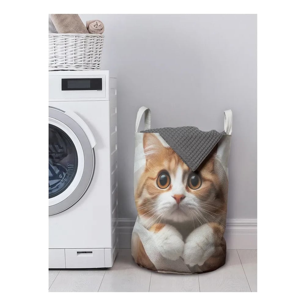 Корзина для белья в ванную JOYARTY "Кот хулиган" 45 л, серия Мужские праздники gaba_430073_m ...