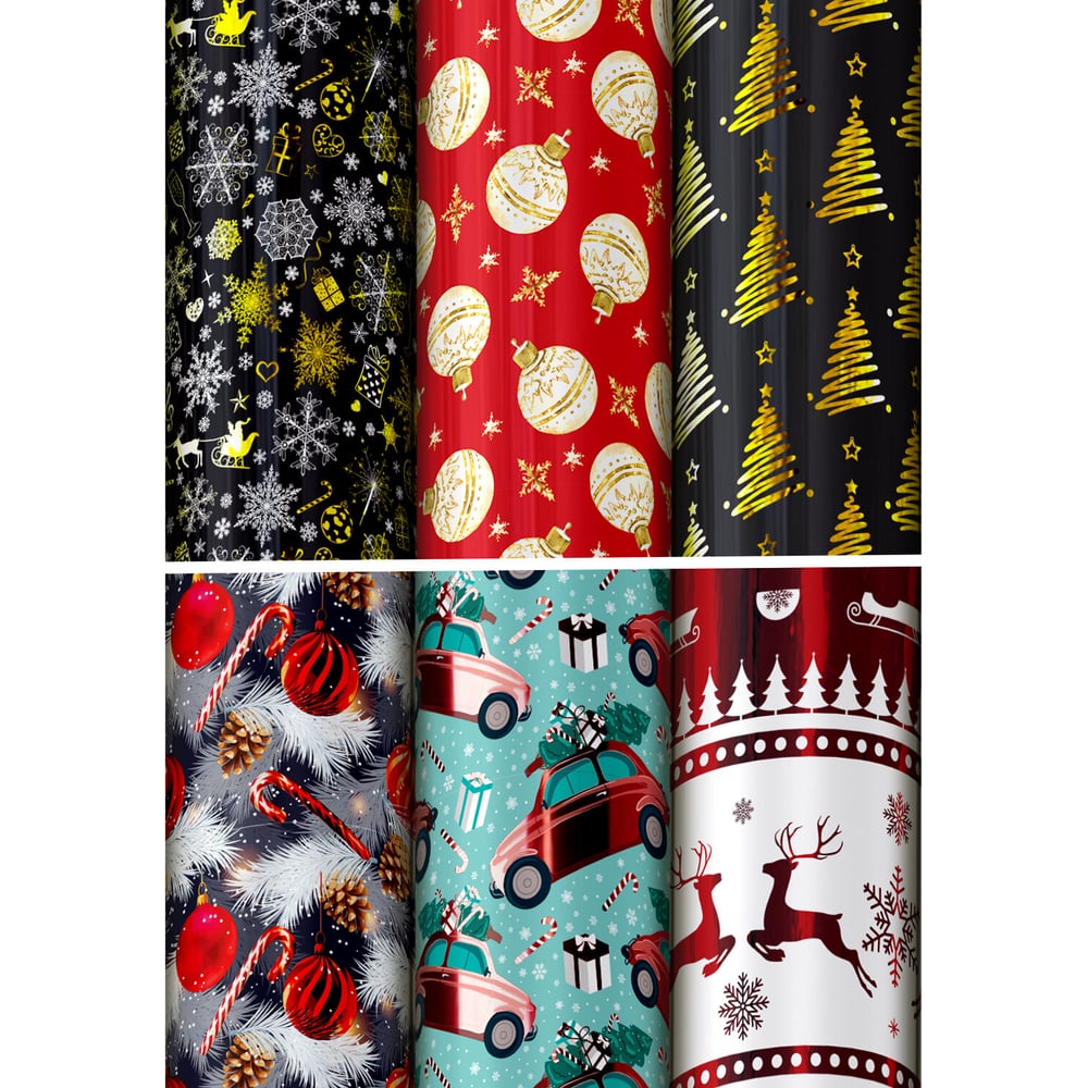 Бумага упаковочная Золотая сказка новогодняя С ЭФФЕКТАМИ (1 шт) "Winter ...