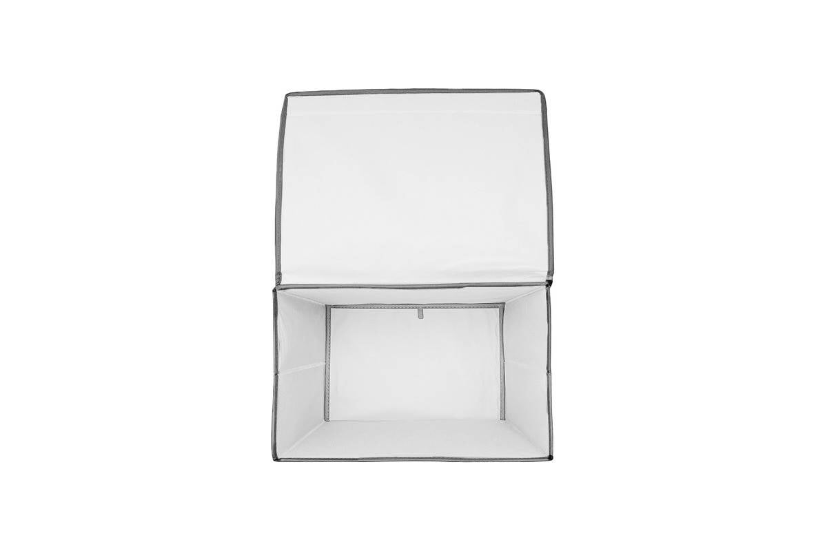 Коробка для хранения вещей с крышкой HOMSU Eco White 38х25х30 см HOM ...
