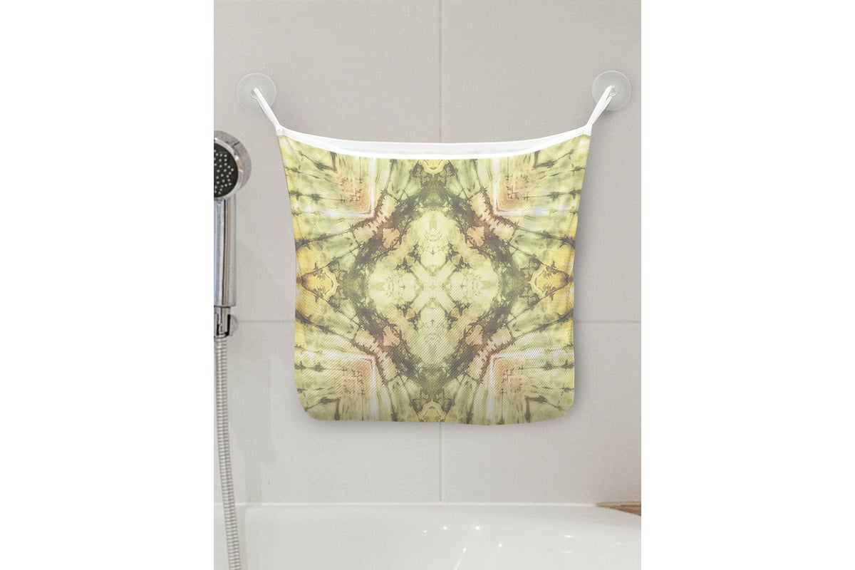 Органайзер для ванной - Сетка настенная на присосках для игрушек JoyArty "Иллюзорная звезда ...