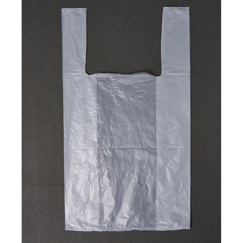 Пакет-майка PACK INNOVATION 28+15x50 см 15 мкм белая для ПВЗ, магазина ...