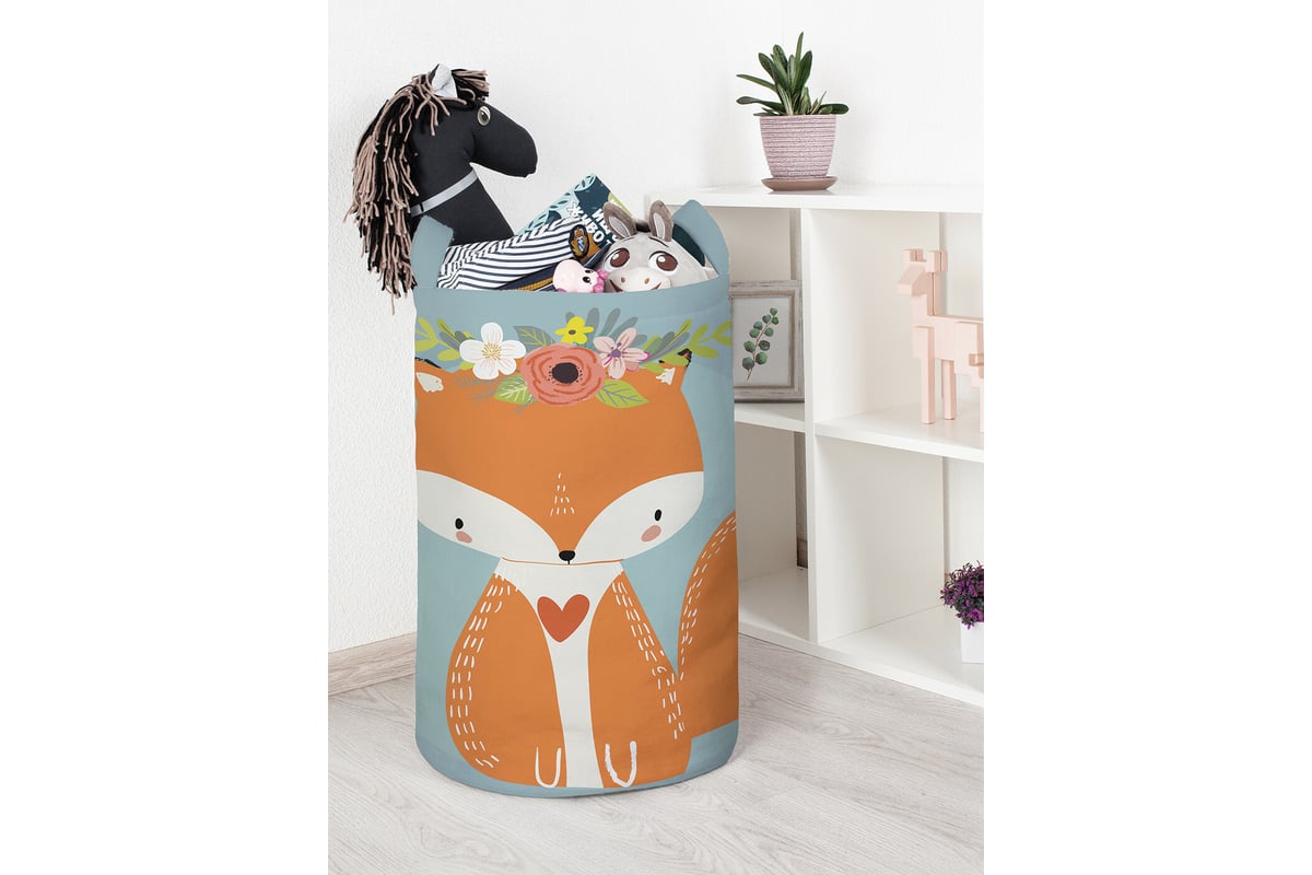 Корзина для игрушек JoyArty "Скромная лисичка" 40x60 см toba_378476_L - выгодная цена, отзывы ...