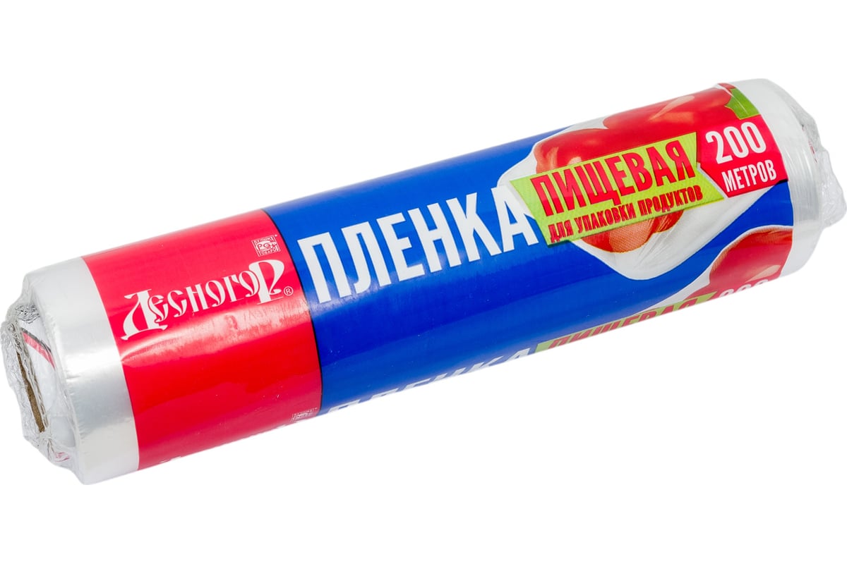Пищевая пленка Десногор 225 мм х 200 м 5.5 мкм белая в индивидуальной ...