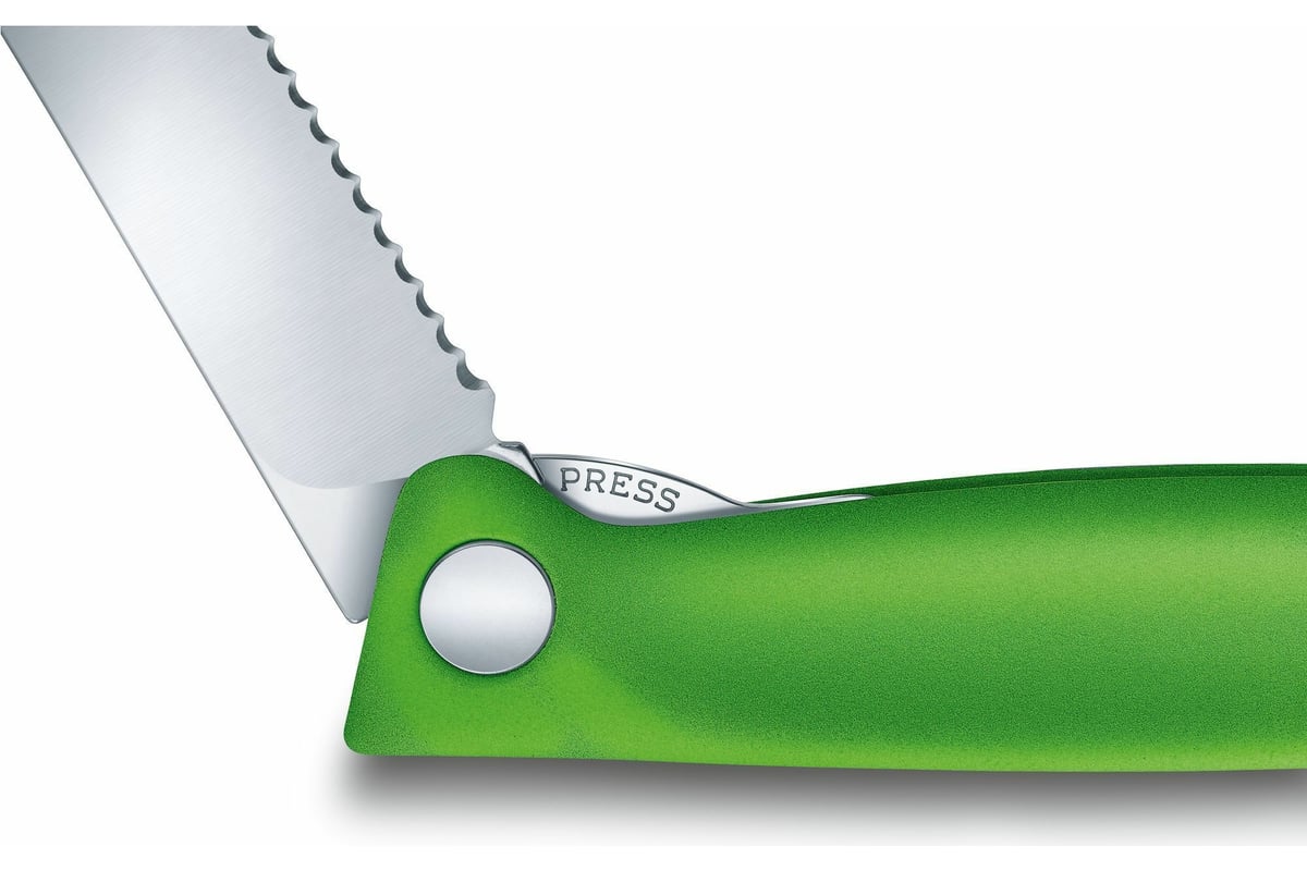 Нож для очистки овощей Victorinox лезвие 11 см серрейторная заточка