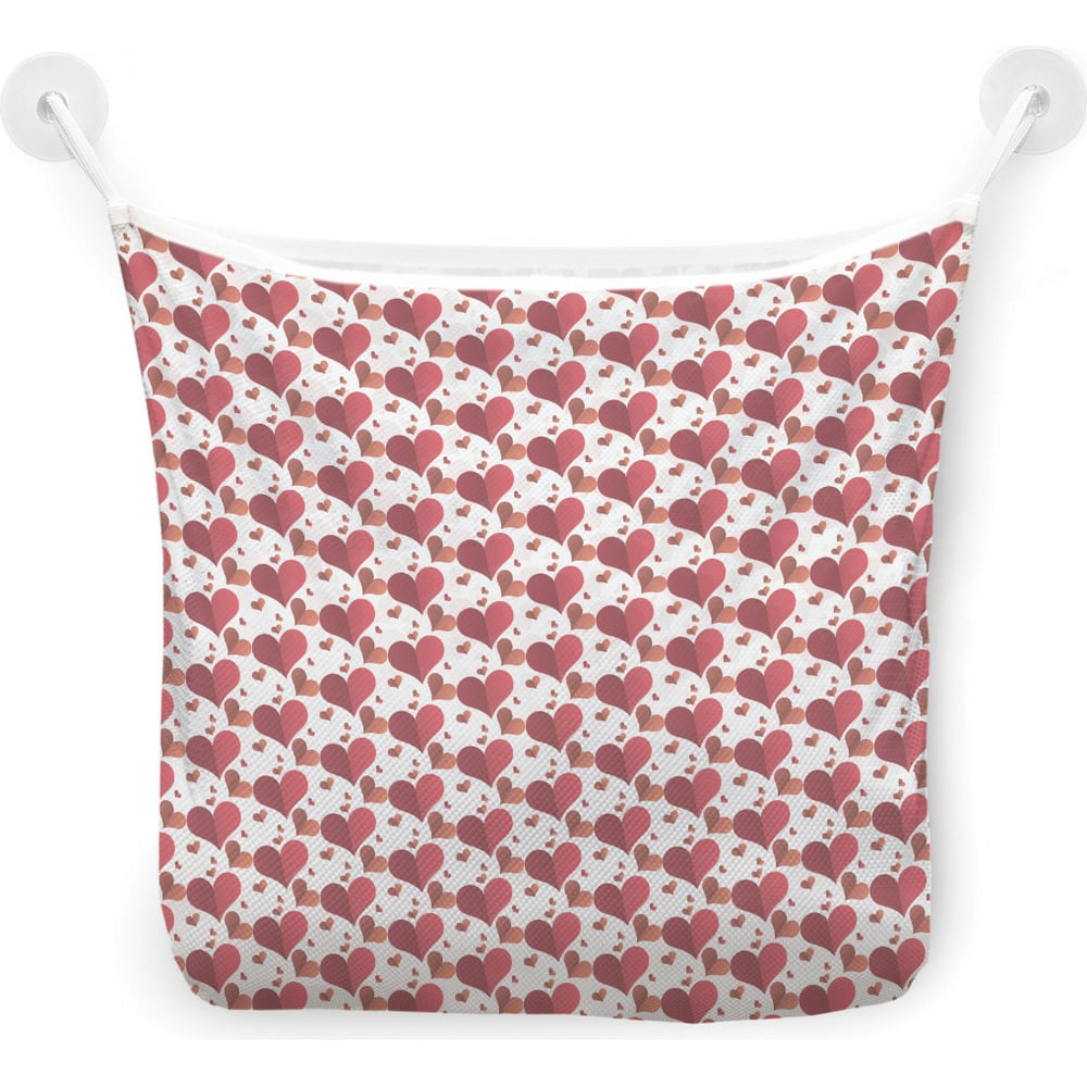 Сетка для игрушек в ванну JOYARTY "Про любовь" настенный органайзер на присосках, 39x33 см tgb ...