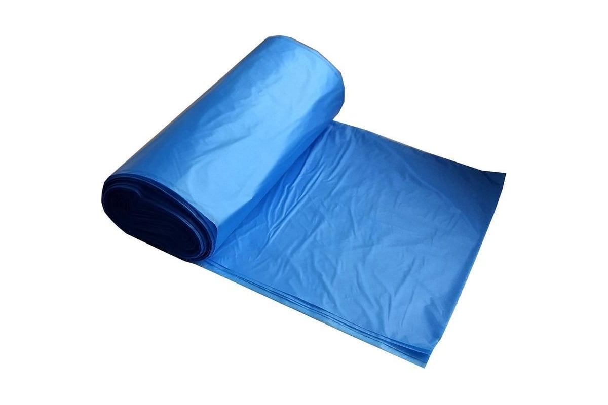 Мешки для мусора 35 л, синие, пнд, 8 мкм, в рулоне 30 шт, 48x58 см Luscan 1694341 - выгодная ...