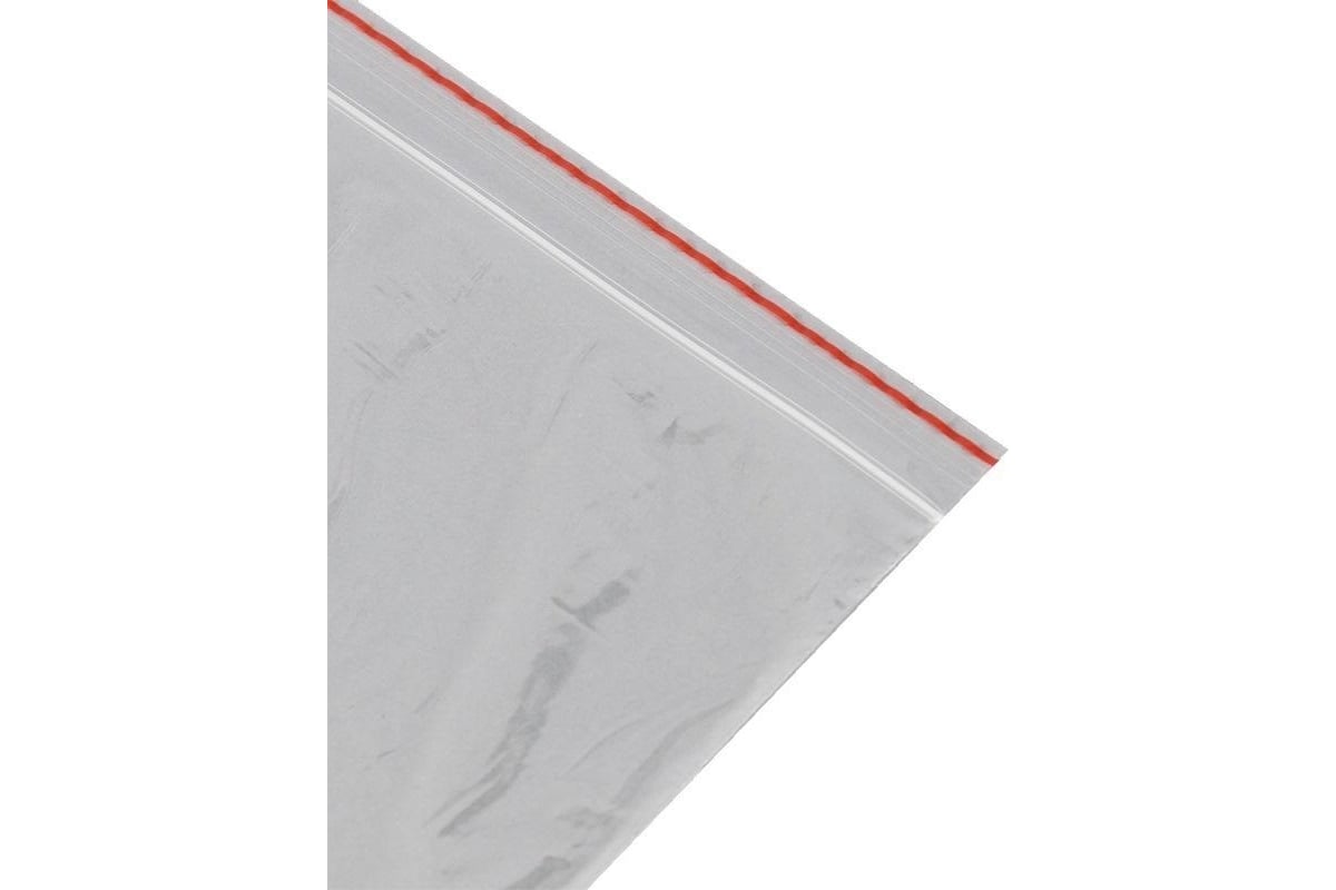 Пакет с замком ООО Комус zip lock 15x20 см, 35 мкм, 100 штук в упаковке ...
