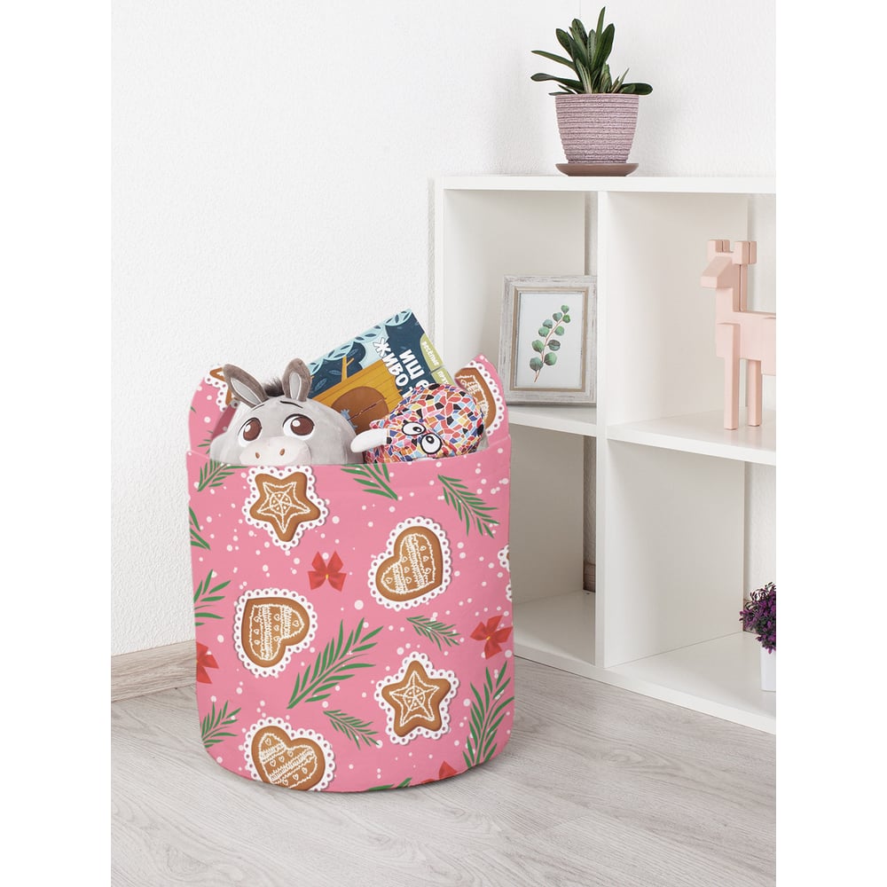 Корзина для игрушек JOYARTY новогодние пряники 35x35 см toba_419871_S - выгодная цена, отзывы ...