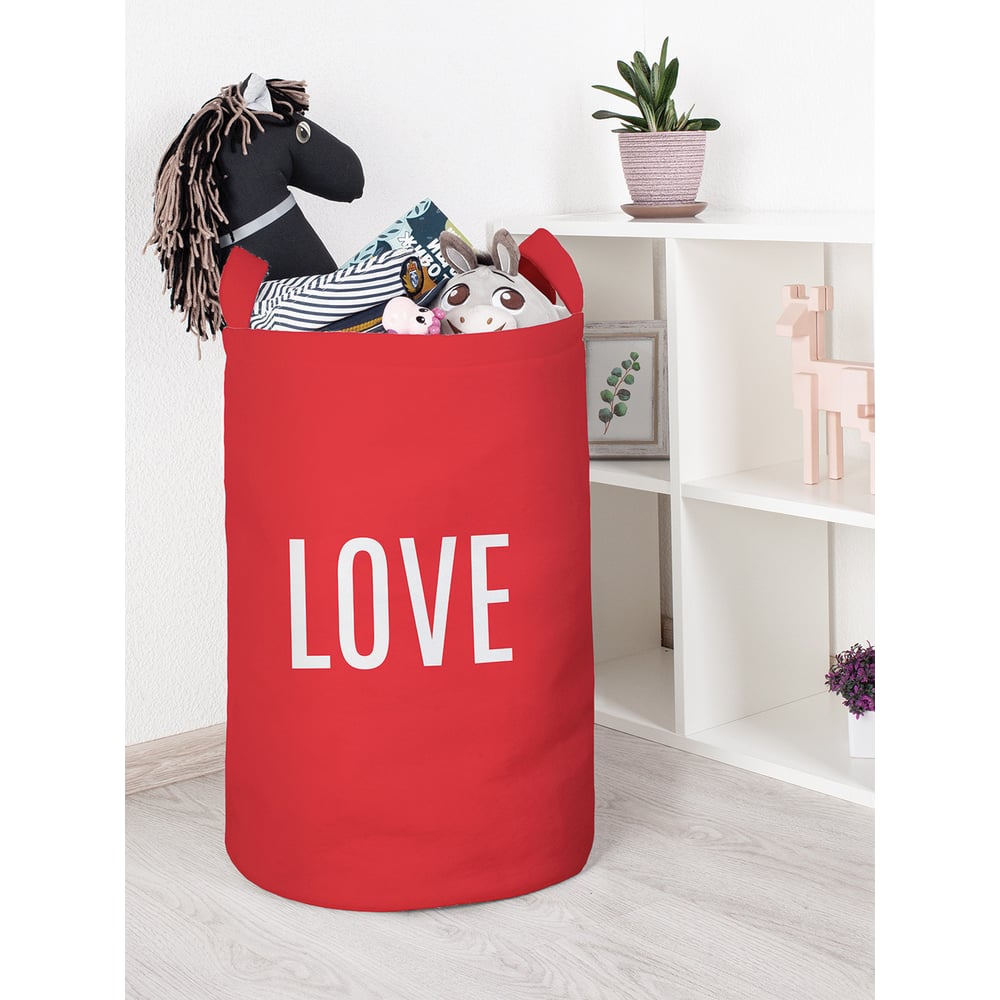Корзина для игрушек JOYARTY Любовь 40x60 см toba_422708_L - выгодная цена, отзывы ...