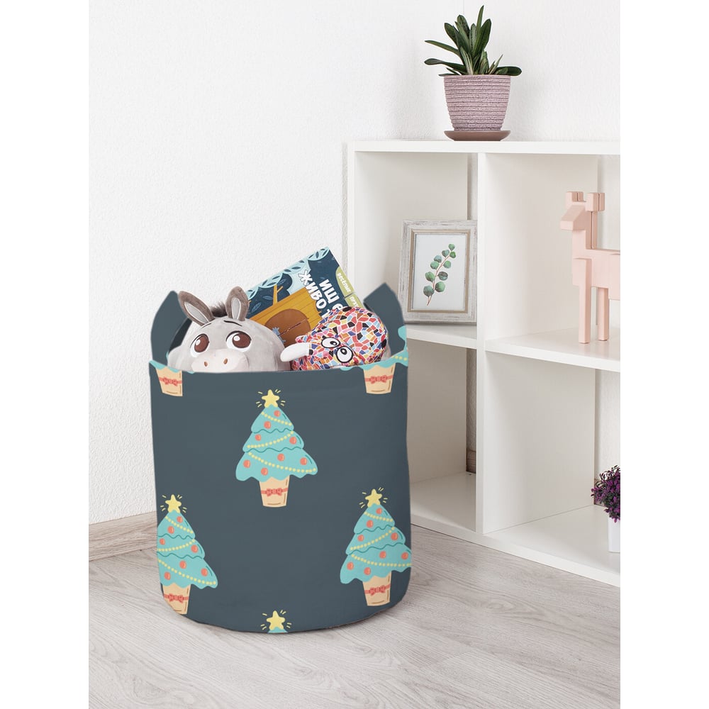 Корзина для игрушек JOYARTY поле из елок 35x35 см toba_419834_S - выгодная цена, отзывы ...