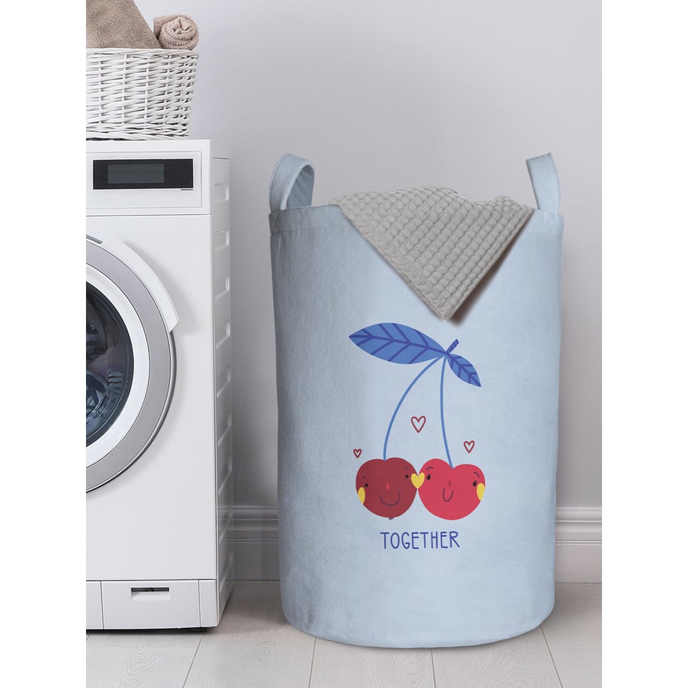 Корзина для хранения вещей JOYARTY Вишинки вместе 40x60 см gaba_422698 ...