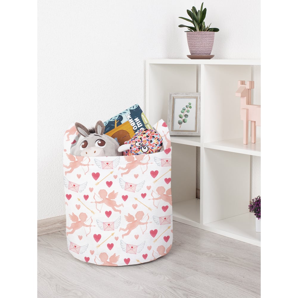 Корзина для игрушек JOYARTY Купидон 35x35 см toba_422644_S - выгодная цена, отзывы ...