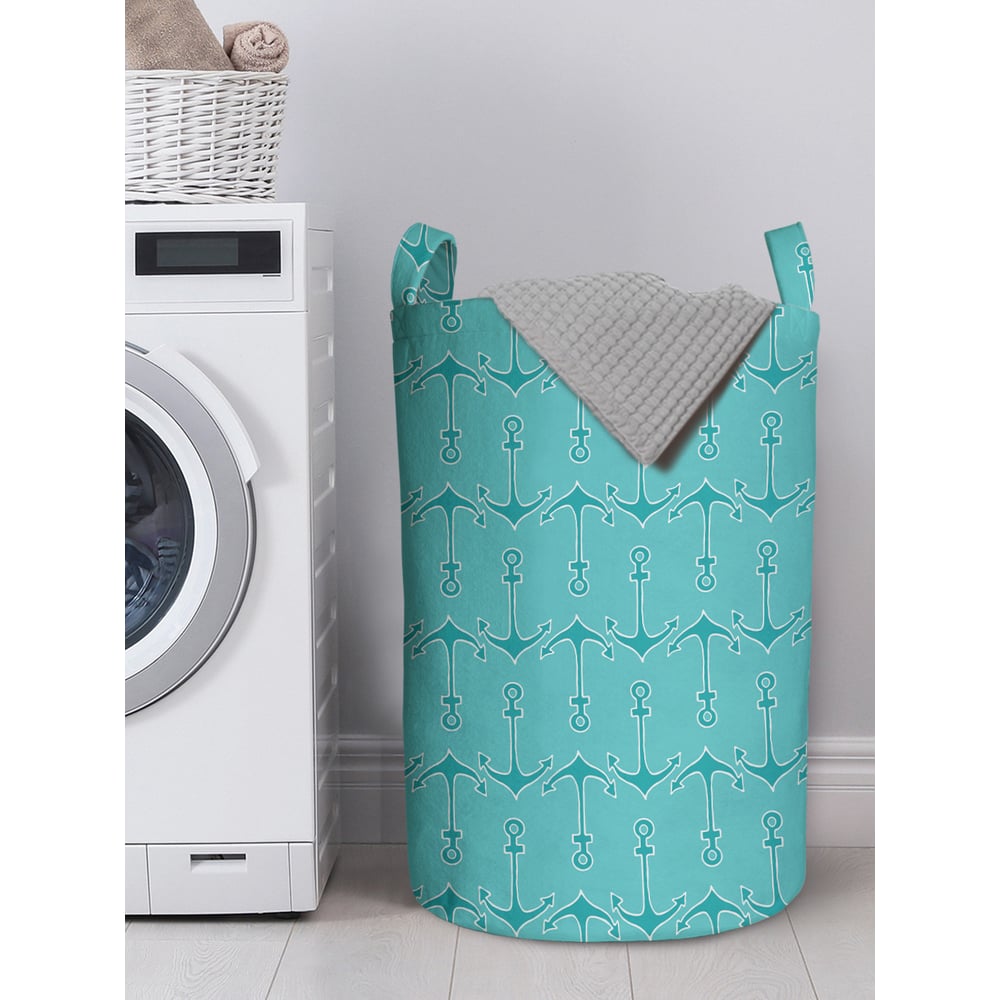 Корзина для белья в ванную, органайзер для хранения вещей JOYARTY Якорь 60x40 см gaba_423742_L ...