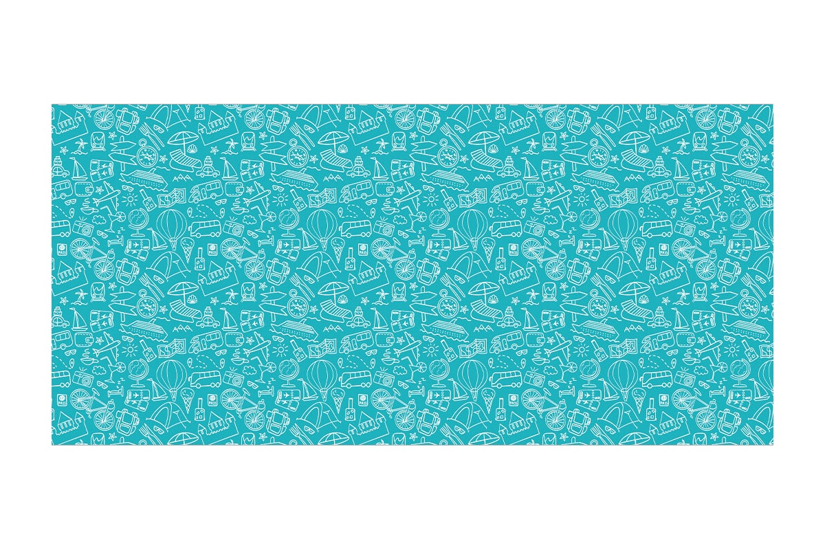 Корзина для белья в ванную, органайзер для хранения вещей JOYARTY Путешествия 60x40 см gaba ...