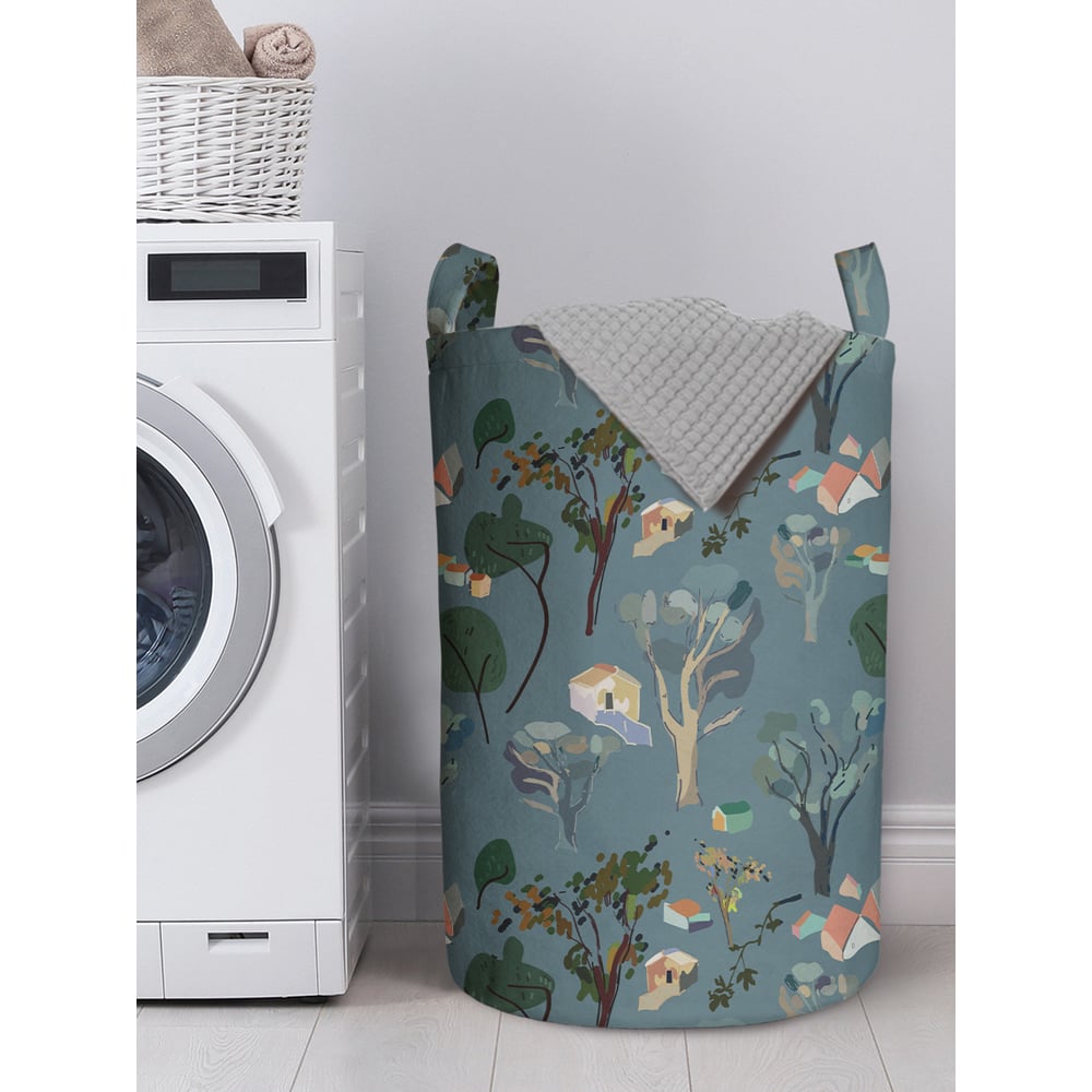 Корзина для белья в ванную, органайзер для хранения вещей JOYARTY Природа 60x40 см gaba_423859_L ...