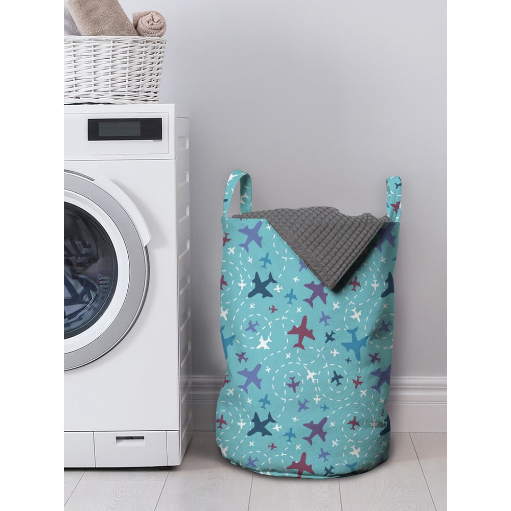 Корзина для белья в ванную, органайзер для хранения вещей JOYARTY Бесконечный полет 50x35 см ...