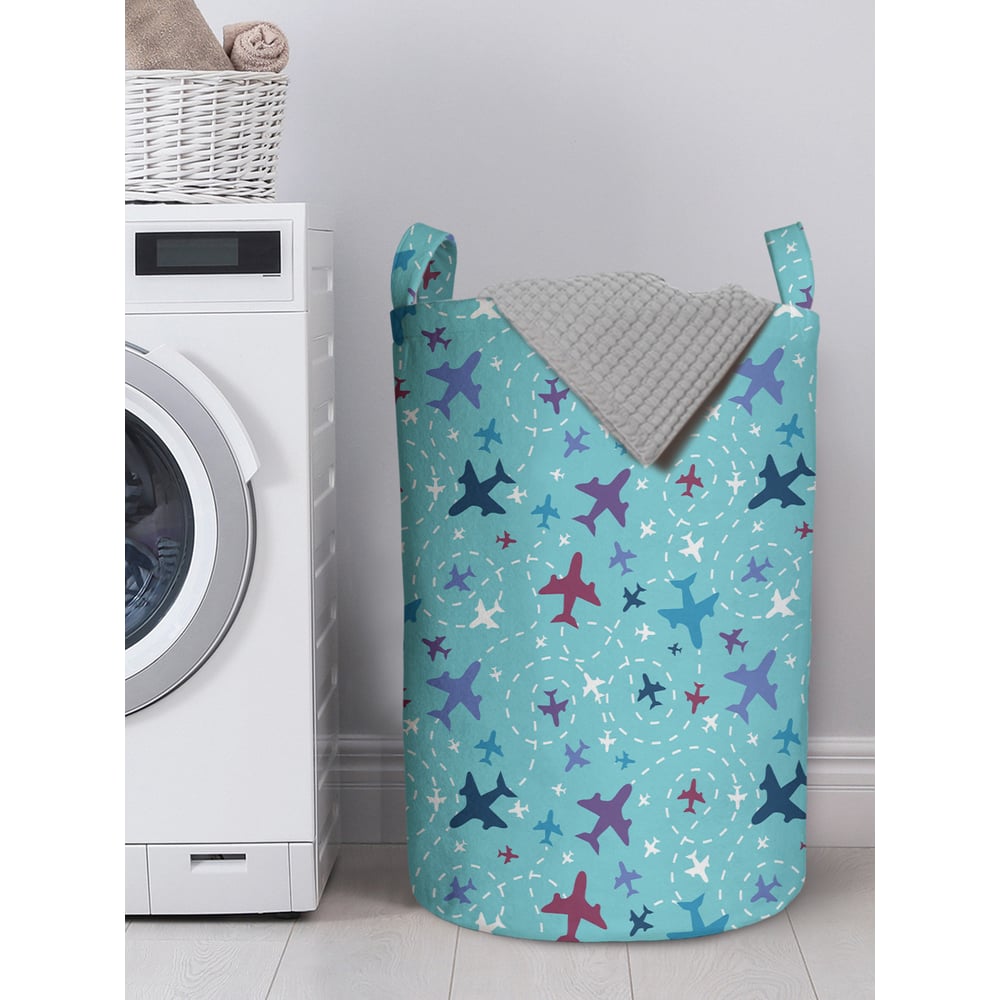 Корзина для белья в ванную, органайзер для хранения вещей JOYARTY Бесконечный полет 60x40 см ...