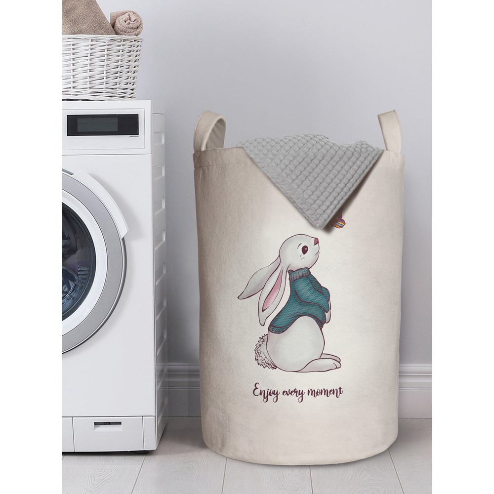 Корзина для белья в ванную, органайзер для хранения вещей JOYARTY Лови момент 60x40 см gaba ...