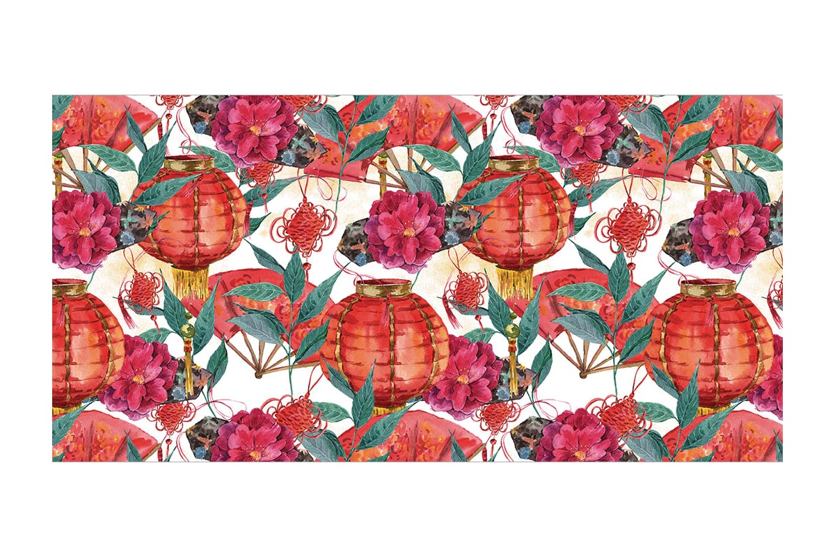 Корзина для белья в ванную, органайзер для хранения вещей JOYARTY Японский сад 50x35 см gaba ...