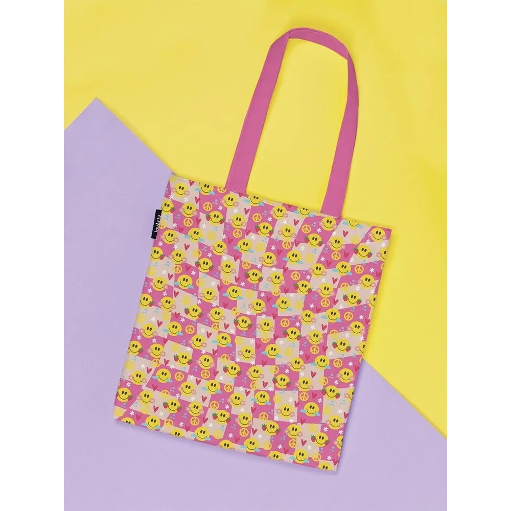 Сумка шоппер JOYARTY женская, c фотопринтом Smiling face, 35x37x7 см bsh_423257 - выгодная цена ...