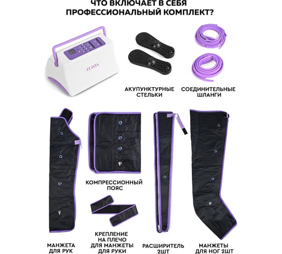 Компрессионный лимфодренажный массажер для тела Planta MHH-1000 ...