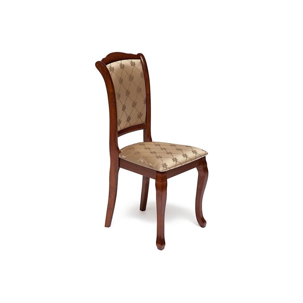 Стул Tetchair комплект 2 шт Geneva ( gn-sc ) дерево гевея, 46x52x96см, maf brown, ткань ...