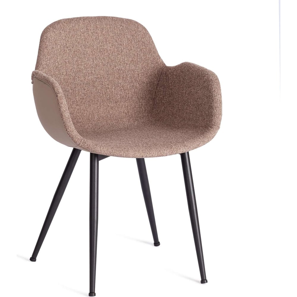 Кресло Tetchair valentino (mod. pc45-2) 2 шт., металл/экокожа/ткань, 55x58x81 см, brown ...