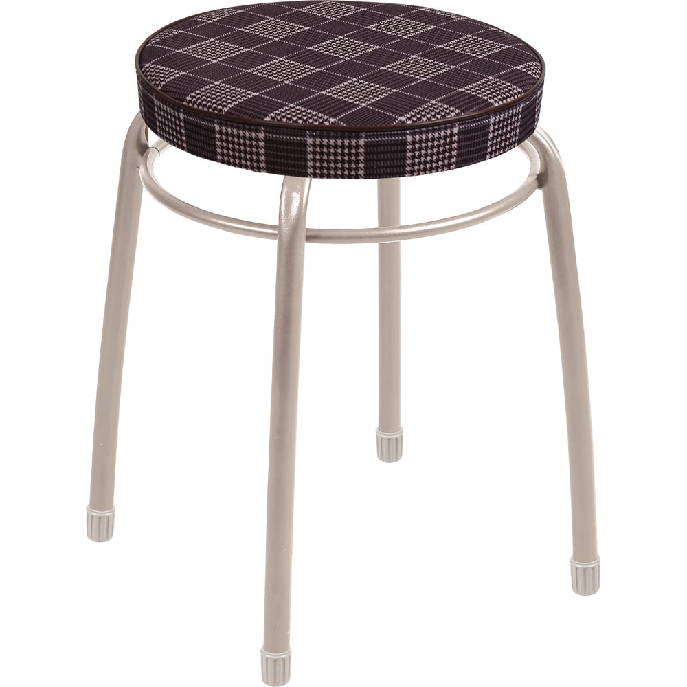 Табурет с круглым сиденьем Nika Haushalt НТ2/C в клетку - выгодная цена ...
