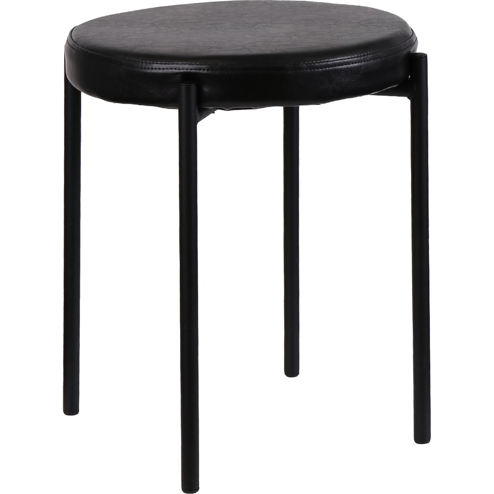 Табурет с круглым сиденьем Nika Haushalt НТ4/B черный - выгодная цена ...
