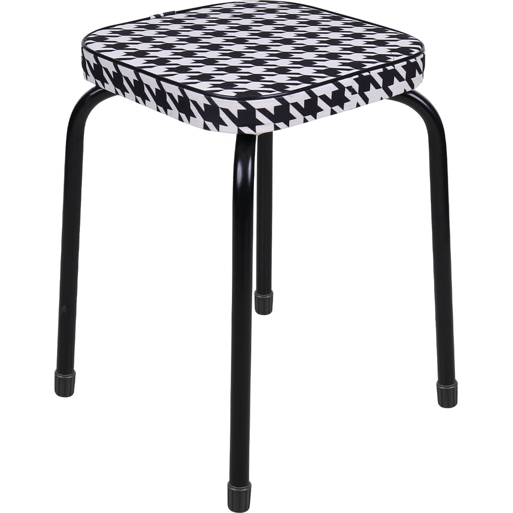 Табурет с квадратным сиденьем Nika Haushalt НТ1/Р Гусиная лапка ...