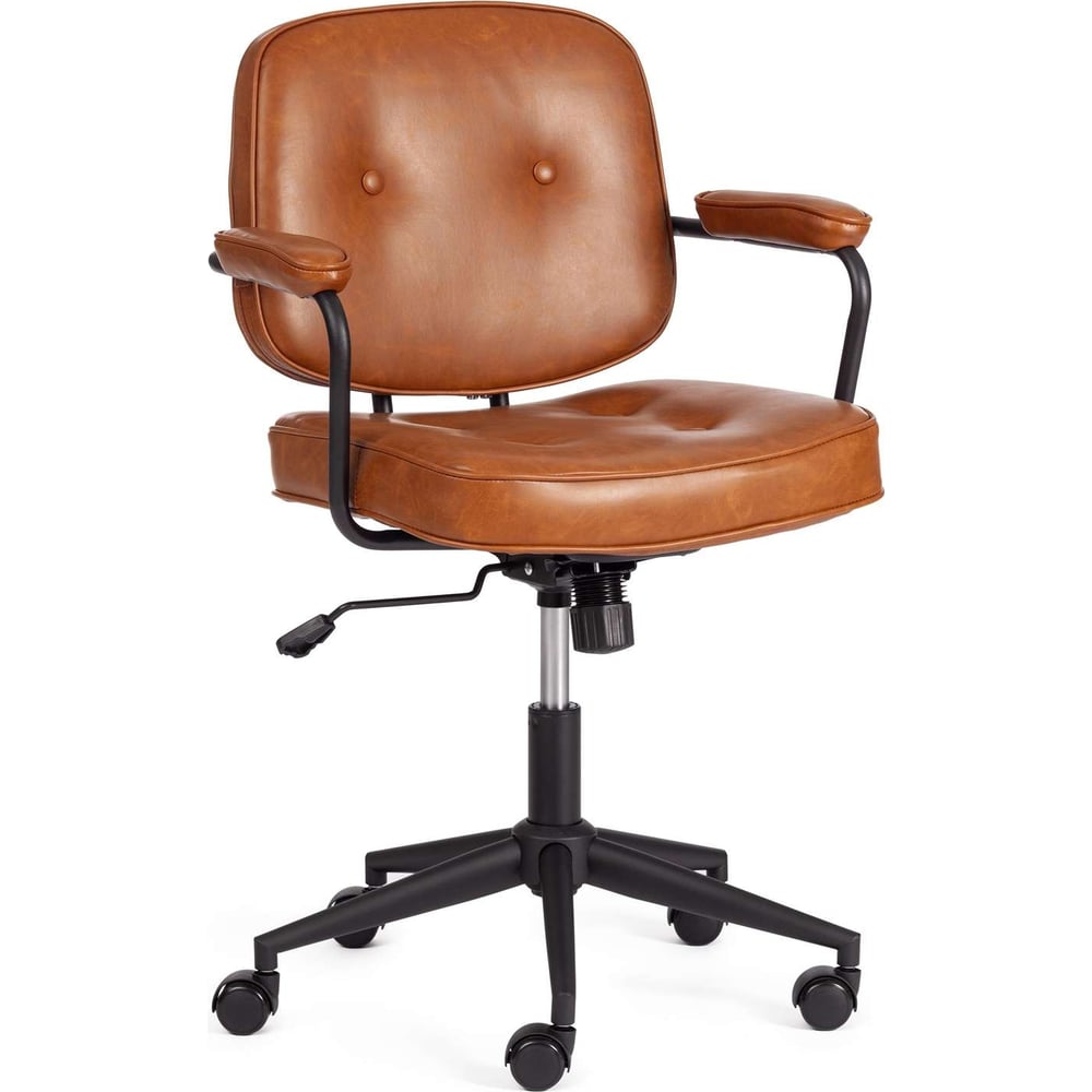 Кресло Tetchair Alfa искусственная кожа, brown (коричневый) 20204 - выгодная цена, отзывы ...